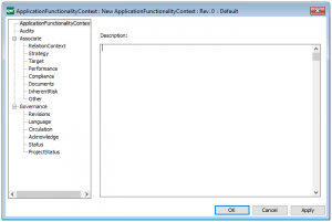 Application Functionality Context | QualiWare Center of Excellence