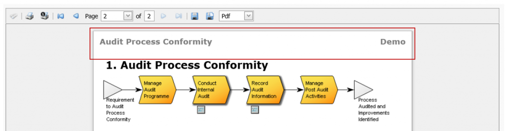 Document Header | QualiWare Center of Excellence