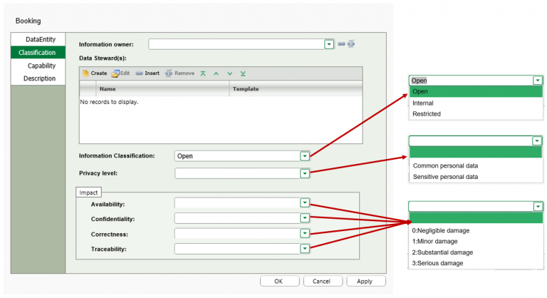 4. Documenting Data Sensitivity | QualiWare Center of Excellence