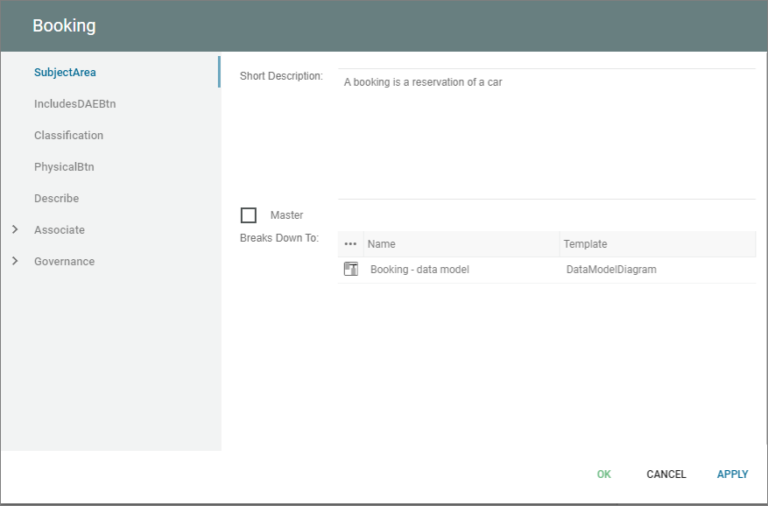 Subject Area | QualiWare Center of Excellence