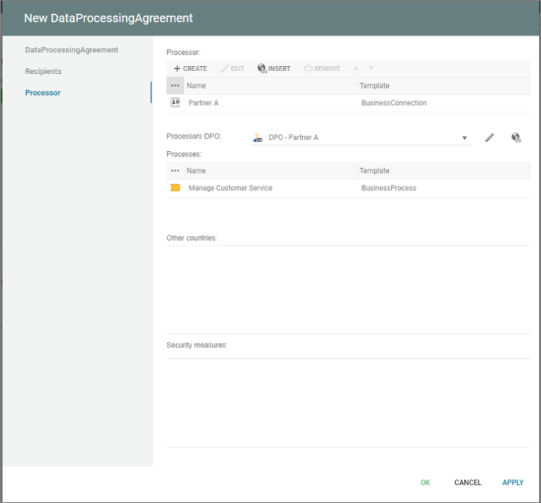 Data Processing Agreement | QualiWare Center of Excellence