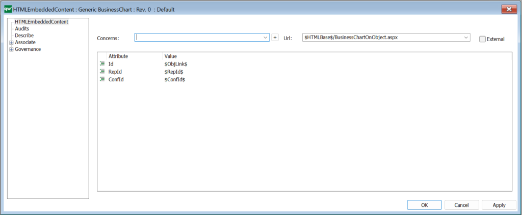 HTML Embedded Content | QualiWare Center of Excellence